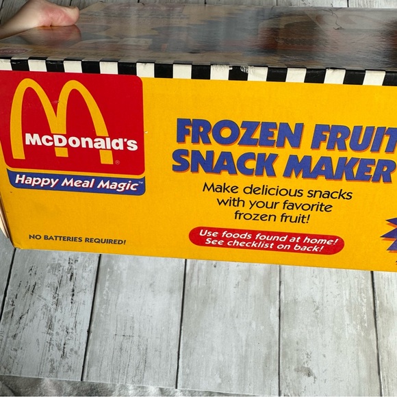 Mattel | Toys | New In Box Vintage Mcdonalds Frozen Fruit Snack Maker ...